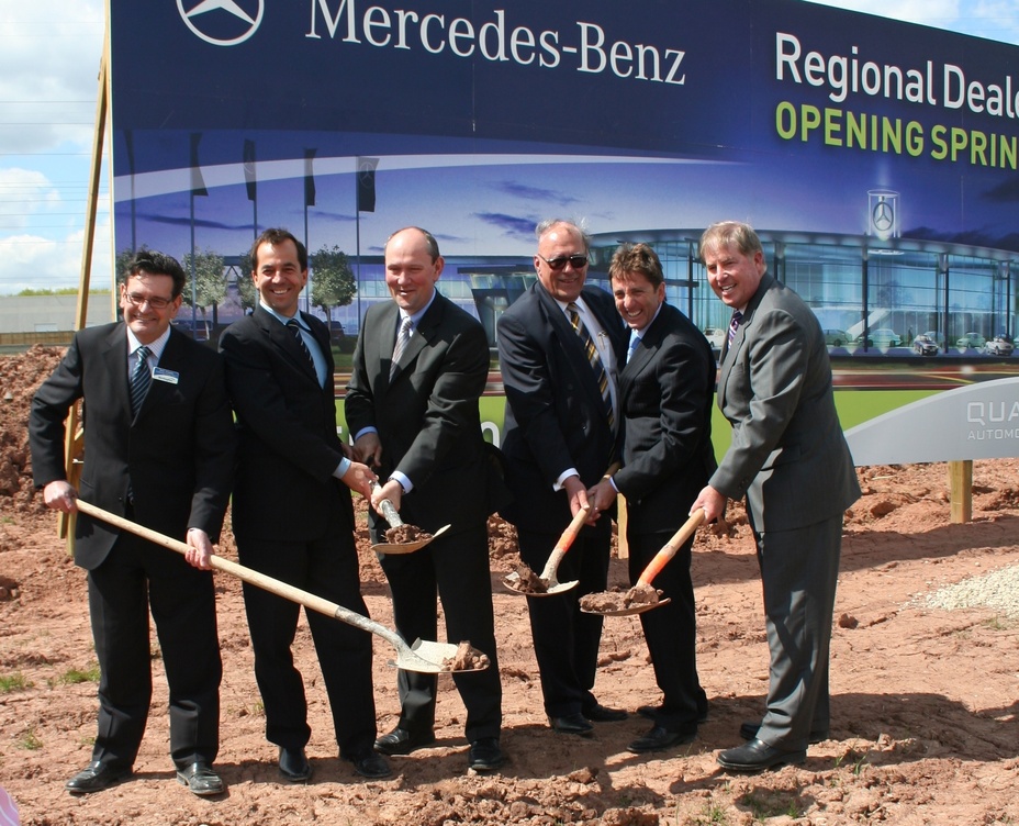 Garden Motorcar Mercedes-Benz breaks ground for brand new facility in ...