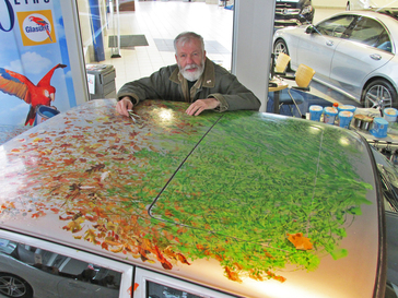 Canadian artist Tom Forrestall’s artwork commissioned by Mercedes-Benz ...