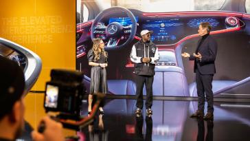 Mercedes-AMG and will.i.am launch immersive MBUX SOUND DRIVE experience at CES 2024